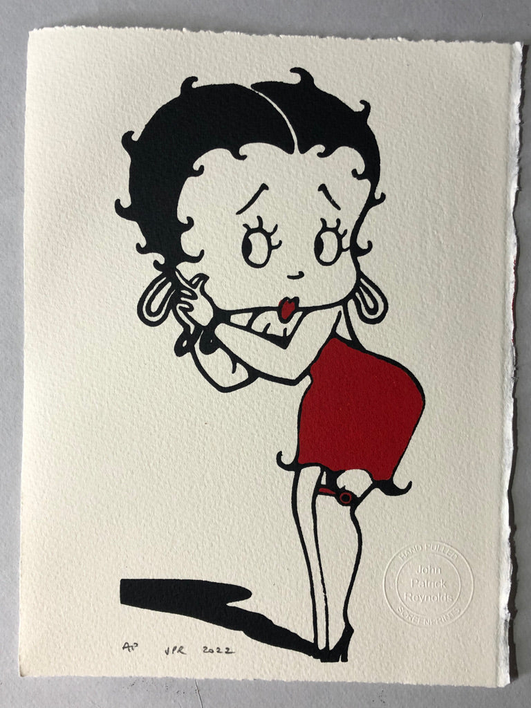 NEW! Betty Boop makes finger gun – Comic Art Website