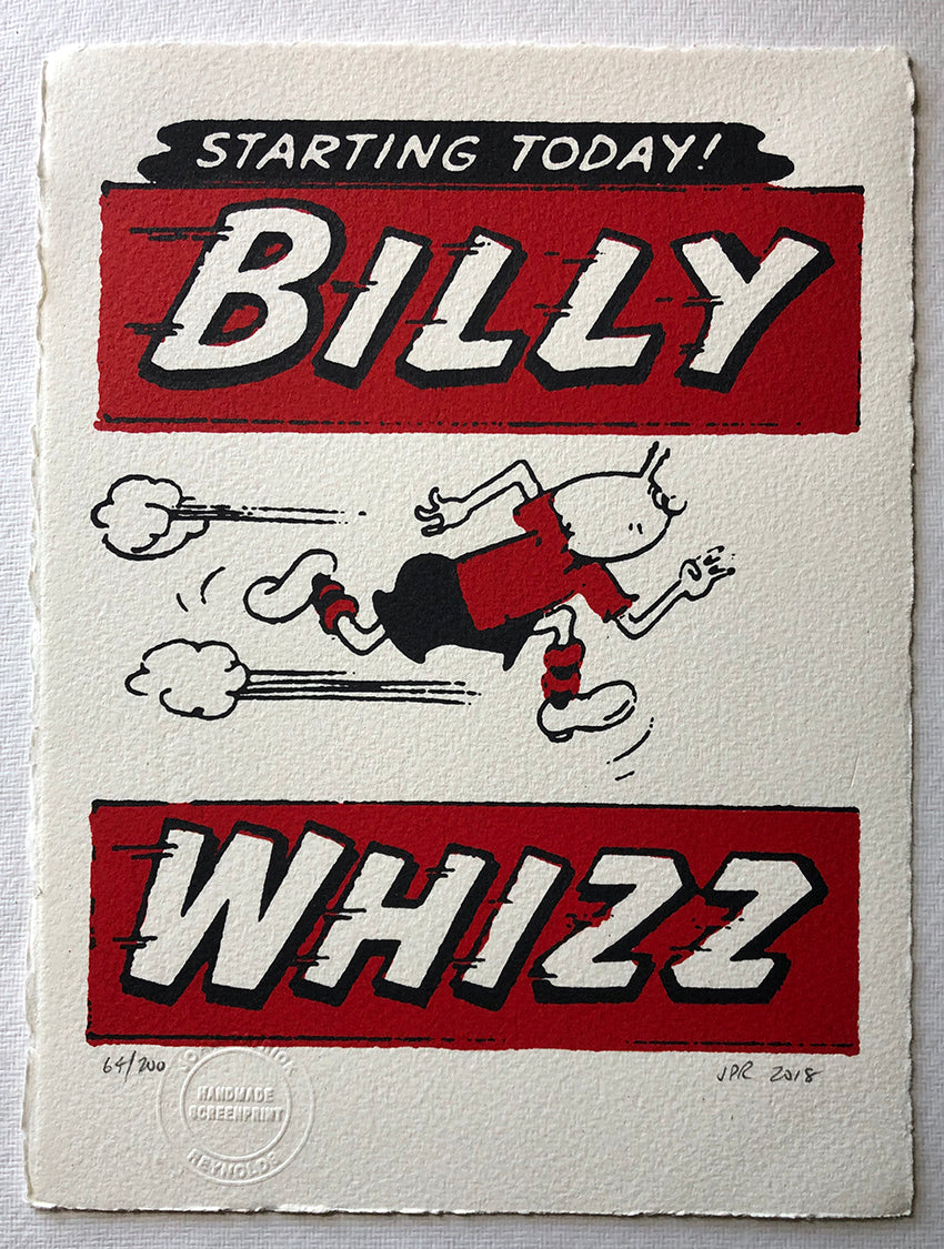 Billy Whizz Starts Today! – Comic Art Website
